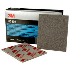 Abrasive Sponges 3M 03808 Softback Sanding Sponge Medium (4-1/2 Inch x ...